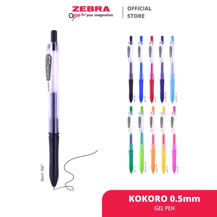 Ballpoint / Pulpen ZEBRA KOKORO Gel Pen 0.5 | Lazada Indonesia