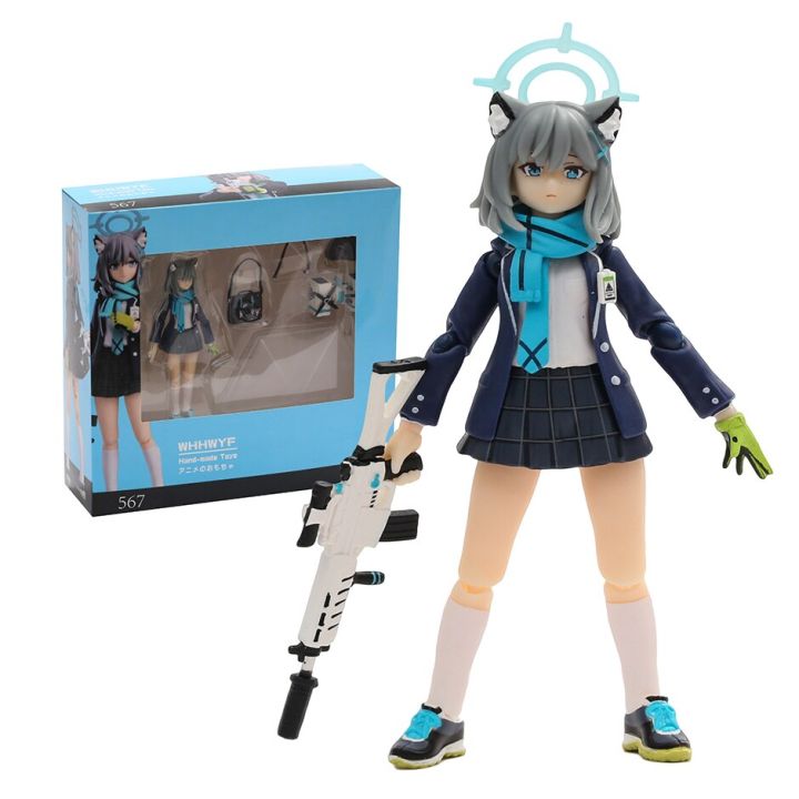 Figma 567 Sand Wolf Shiroko Nao Okamishiroko Blue Archive PVC Action ...