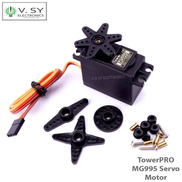 TowerPro MG995 180 Degrees Servo DC Motor MG 995 Heavy Duty High Speed ...