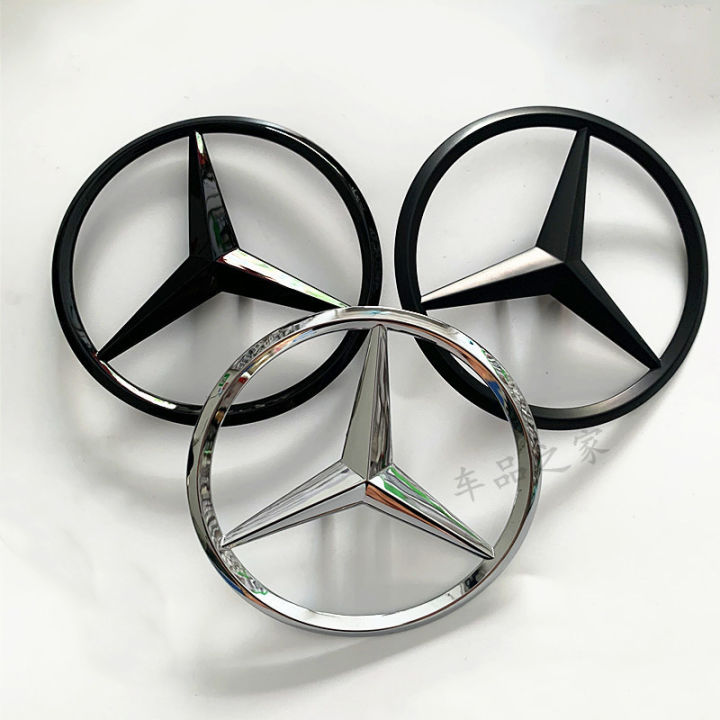3D Design Chrome For Mercedes-Benz Trunk Chrome Star Emblem Badge Logo ...