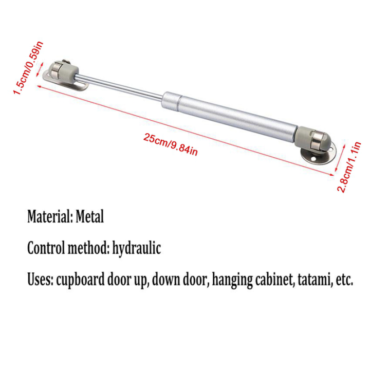 100N hydraulic rod pneumatic lifting gas support cabinet door support ...