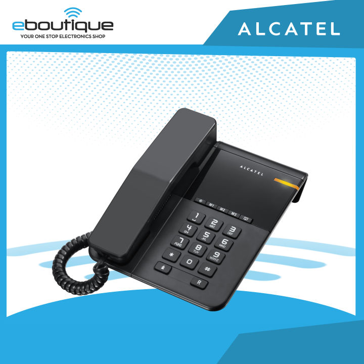 ALCATEL Desktop Telephone with 13 Memory Landline Phone for Home/Office ...