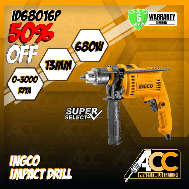Ingco ID68016P Impact Drill 680W | Lazada PH