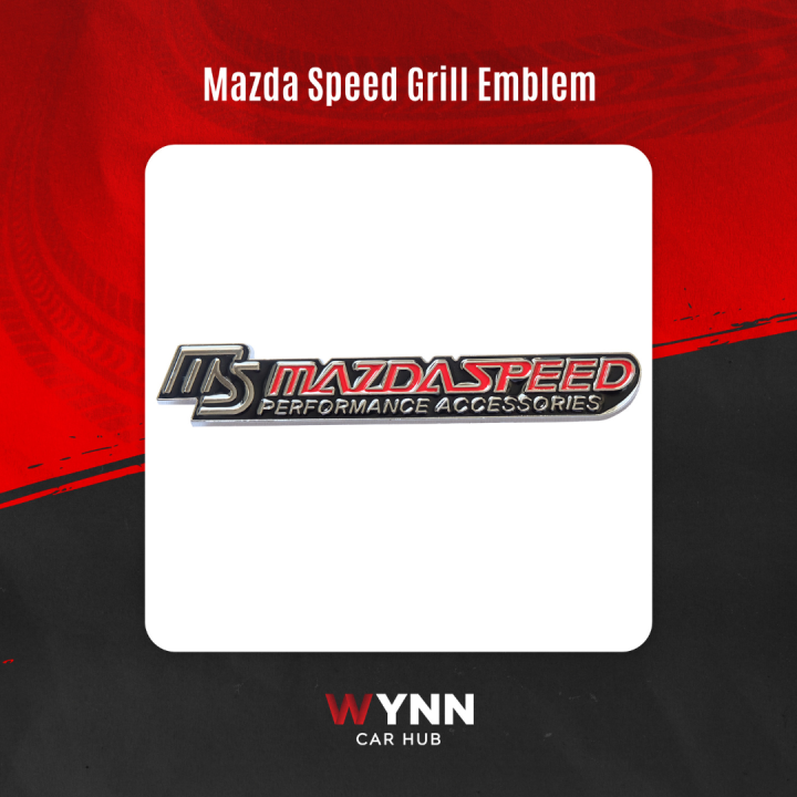 Mazda Speed Grill Emblem | Lazada PH