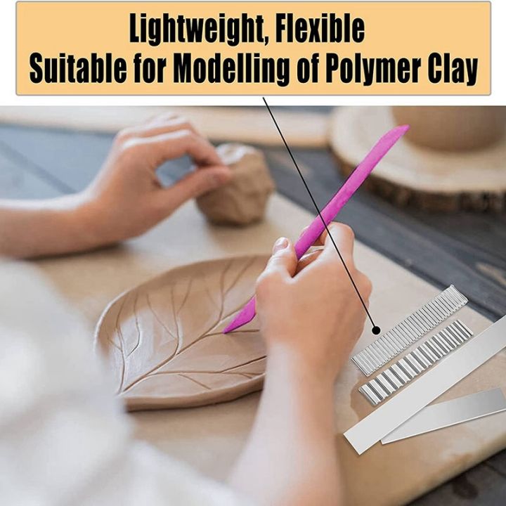 Clay Slicer Blade,8Pcs Flexible Polymer Clay Cutter Slicing Tools for ...