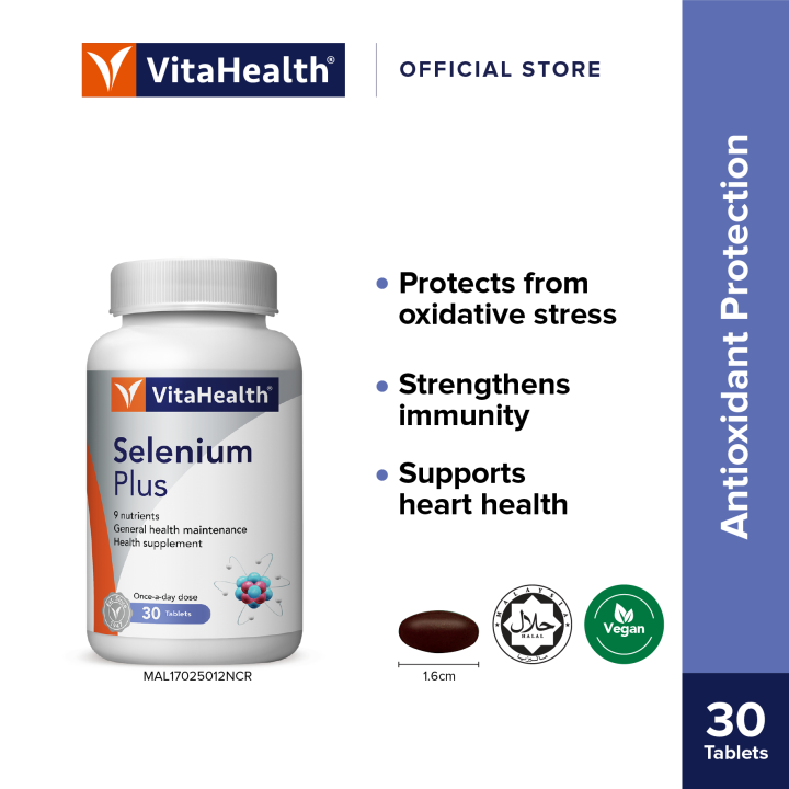 VitaHealth Selenium Plus [Exp 9/2026] | Lazada