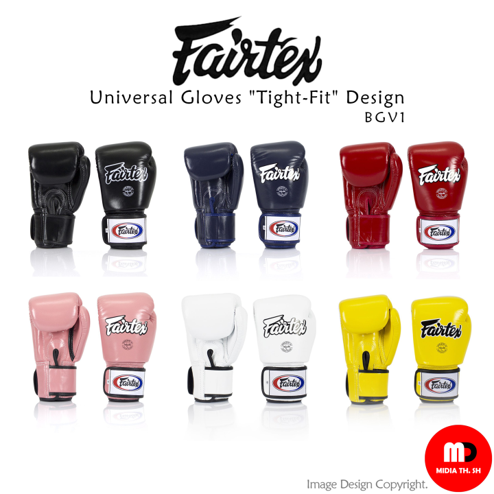 นวมชกมวย หนังแท้ Fairtex Muay Thai Boxing Gloves - รุ่น BGV1 and BGV1 ...