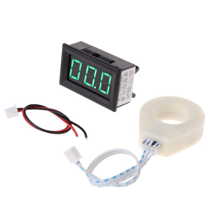 Mini Digital Voltmeter Ammeter with Hall Effect Sensor Amp Volt Current ...