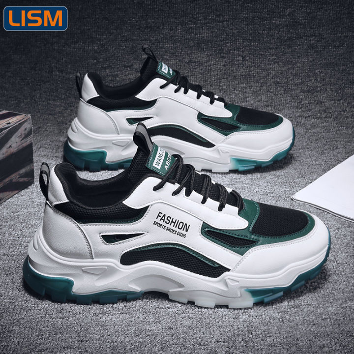 LISM 2022รองเท้าผ้าใบผู้ชายรองเท้าแฟชั่นผู้ชายรองเท้าผ้าใบสไตล์เกาหลี COD | Lazada.co.th