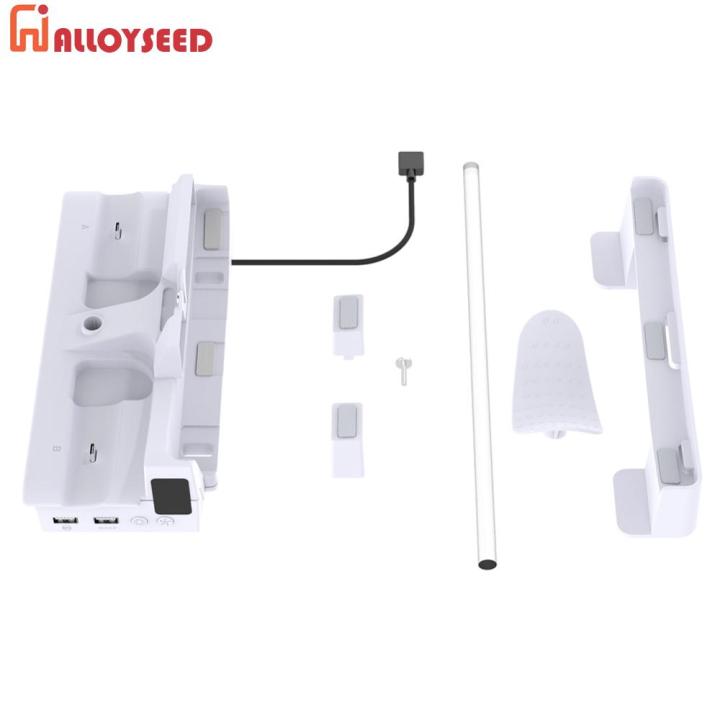 Horizontal PS5 Stand with RGB Light Cooling Station for Pro and Slim ...