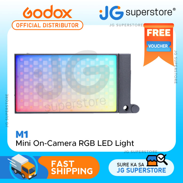 Godox RGB M1 2500k-8500k Full Color RGB LED Light Pocket Aluminum Alloy ...