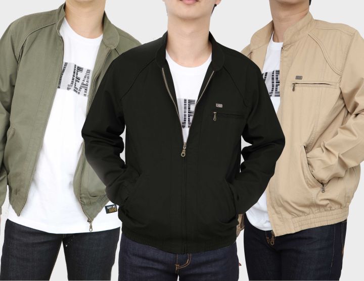 เสื้อแจ็คเก็ตสีครีม BOVYJNS- Jacket 7150 | Lazada.co.th