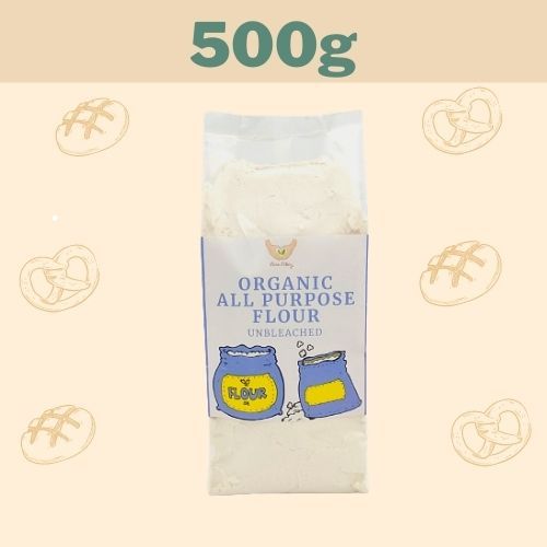 CLEAN EATING Organic Unbleached All Purpose Flour 500g /900g - Halal ...
