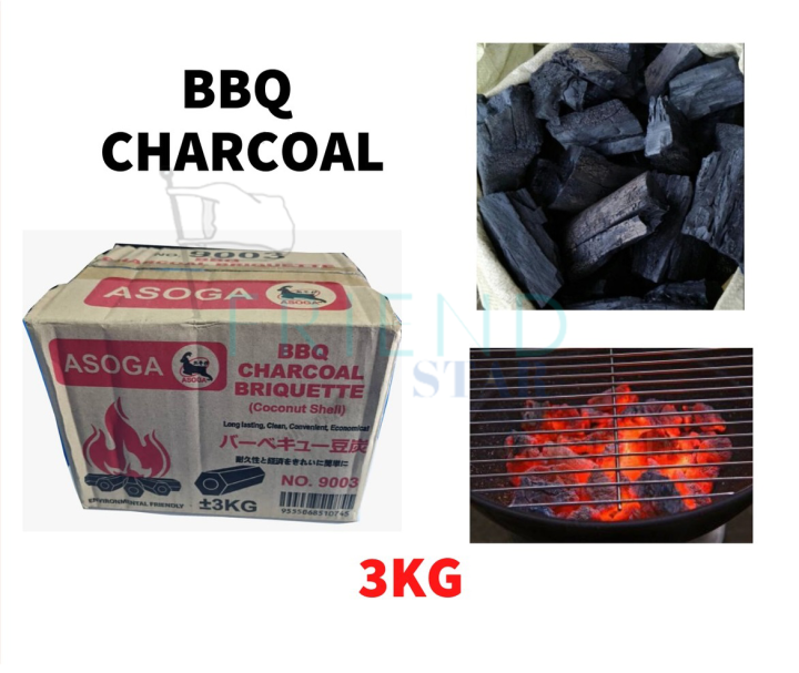 [3KG] @CHARCOAL@ / BBQ CHARCOAL / ARANG BBQ | Lazada