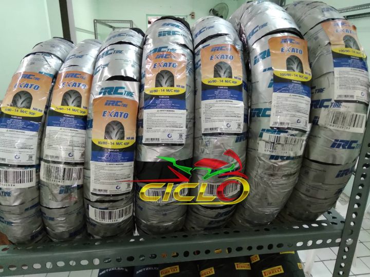 IRC EXATO 14 110/70 120/70 130/70 140/70 14 F/R AEROX CLICK Tire ...