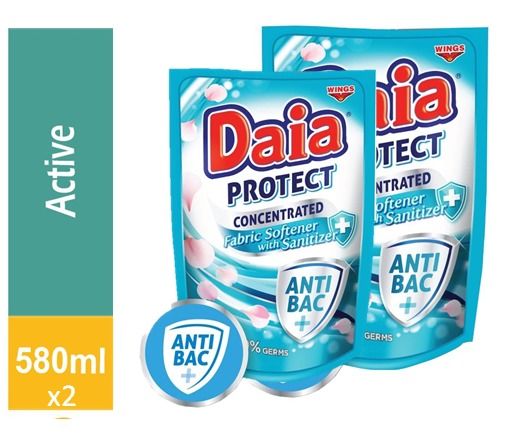Daia Protect Anti-Bacterial Concentrated Fabric Softener with Sanitizer ...
