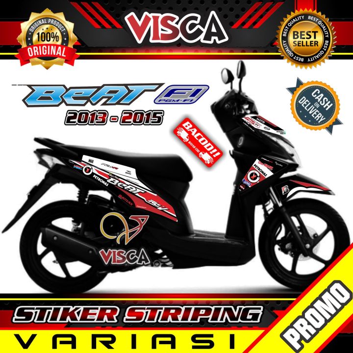 Stiker Striping Beat Fi Lama 2013 - 2015 Variasi Lorenzo 02 | Lazada ...