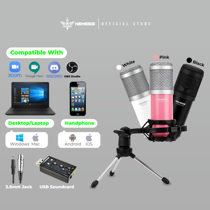 Microphone Mic Condenser Audio NYK Nemesis MCA-06 Apollo | Lazada Indonesia