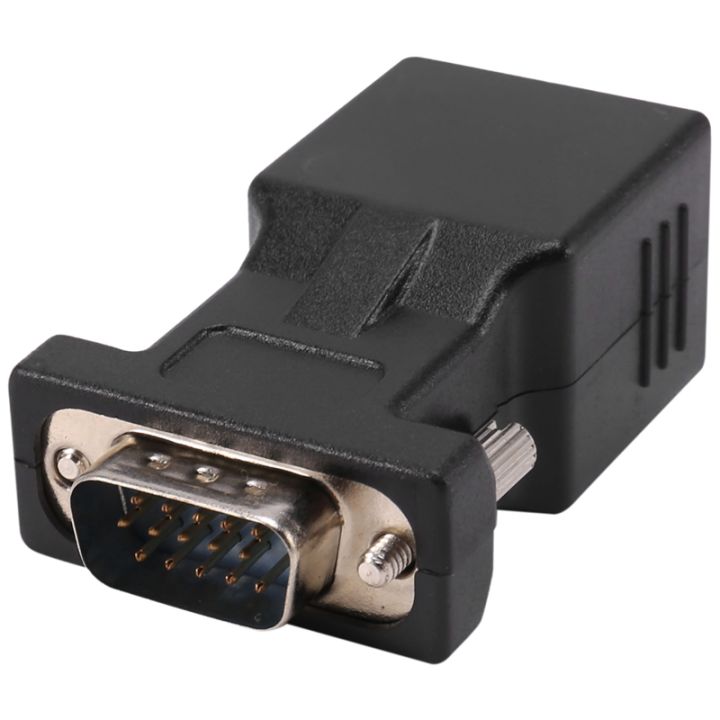 () VGA Extender Male To LAN CAT5 CAT6 RJ45 Network Cable Adapter | Lazada
