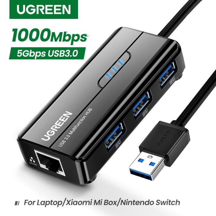 UGREEN USB Ethernet USB3.0 to RJ45 1000Mbps Ethernet Adapter for Laptop ...