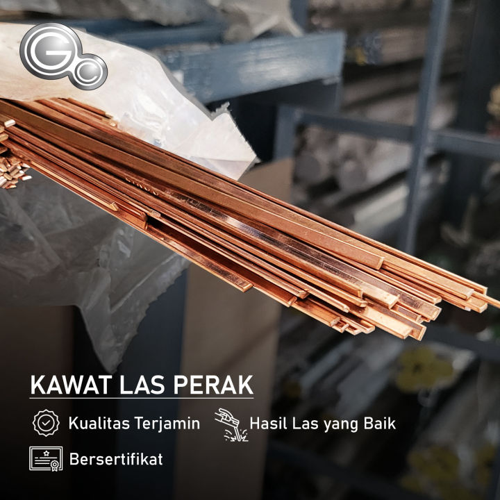 KAWAT LAS PERAK (UNTUK LAS TEMBAGA) AWS A5.8 Bcup-2 - Untuk 20 Batang ...