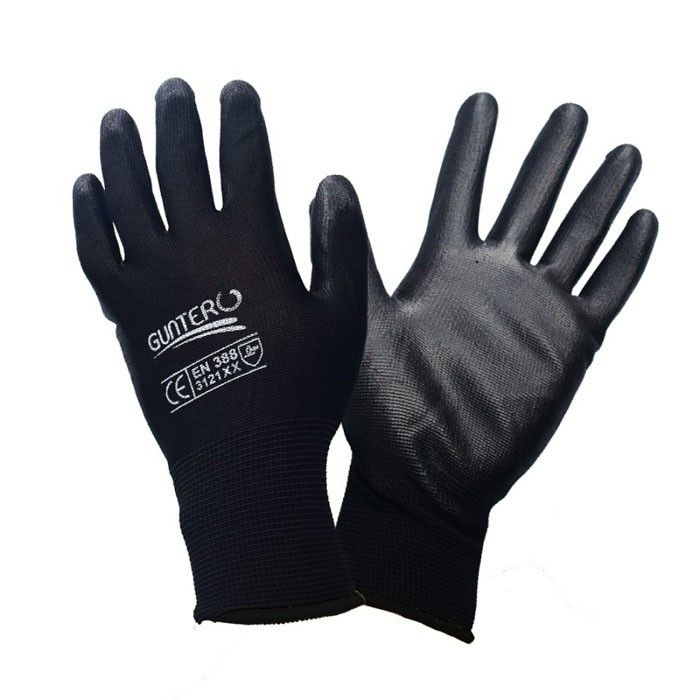 Guntero Sarung Tangan Safety Hitam GT1001 | Lazada Indonesia