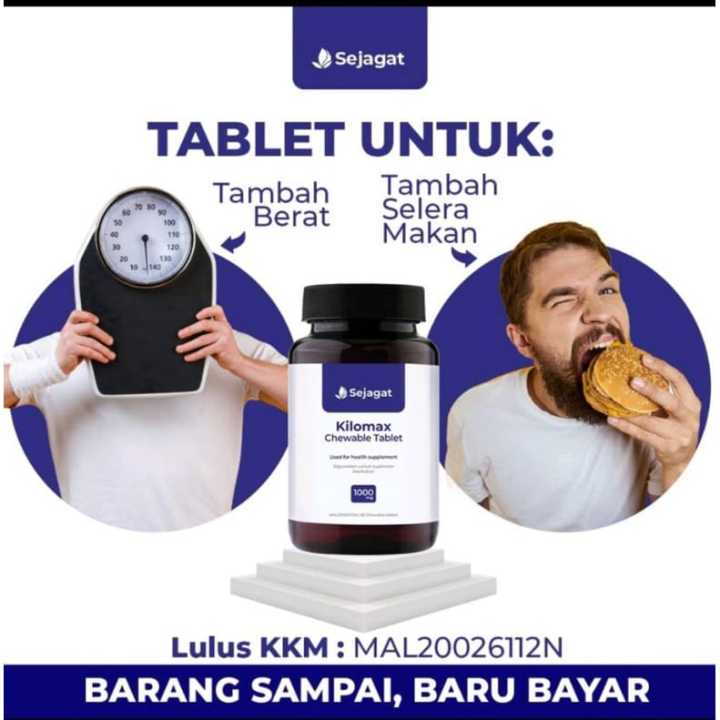 KILOMAX SEJAGAT , Tambah Berat Badan, Tambah Selera Makan, Weight Gain ...