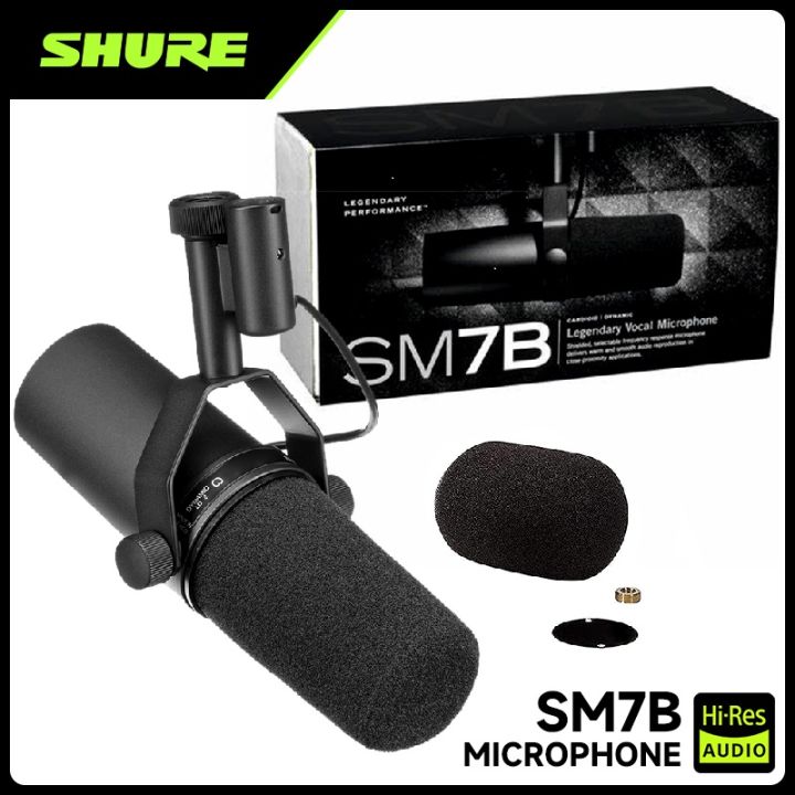 SM-7b Shure SM7B Cardioid Dynamic Vocal Microphone Live Recording Voice ...