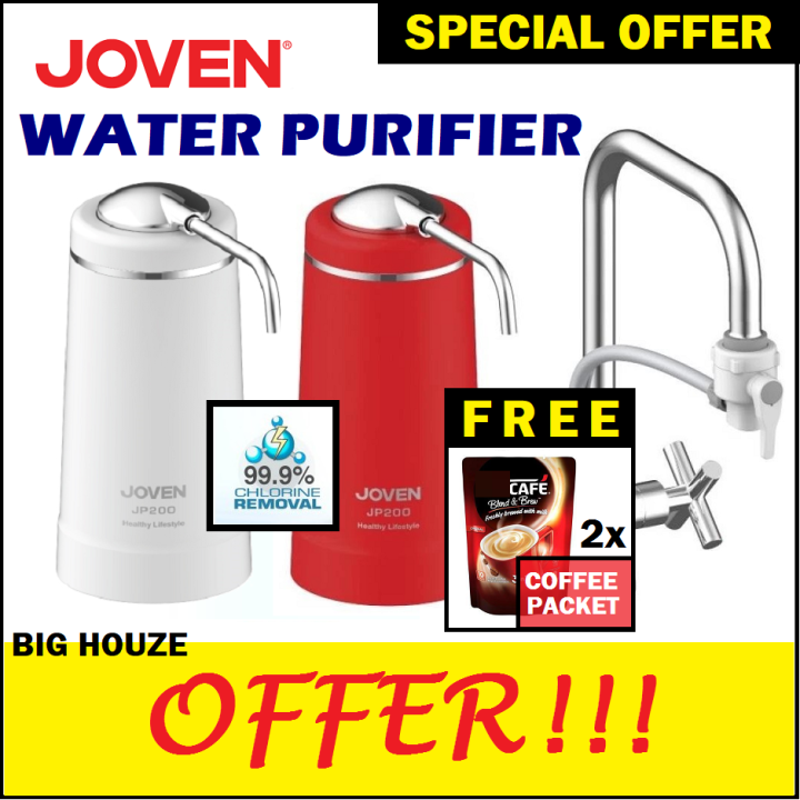 [FREE SHIPPING] Joven Water Filter JP200 Water Purifier (Red / White ...