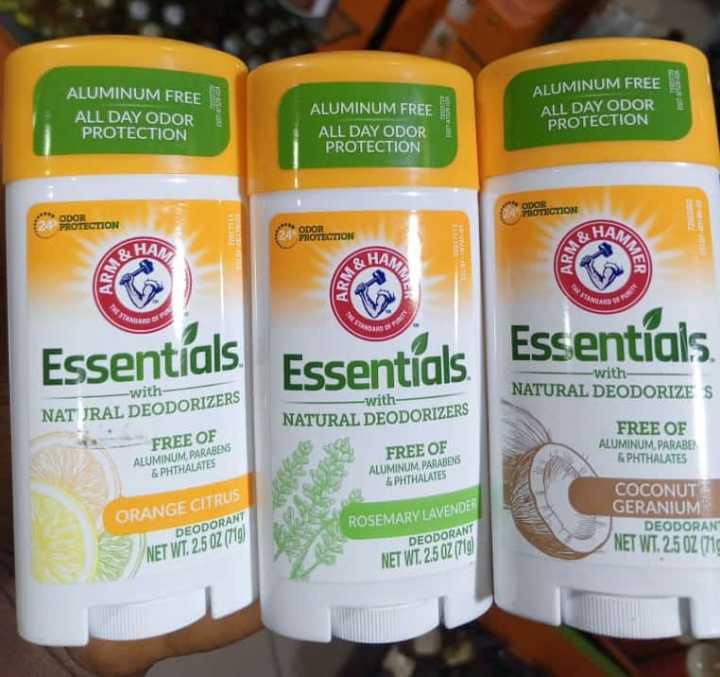 [US BRAND] Arm & Hammer Deodorant Essentials with Natural Deodorizers ...