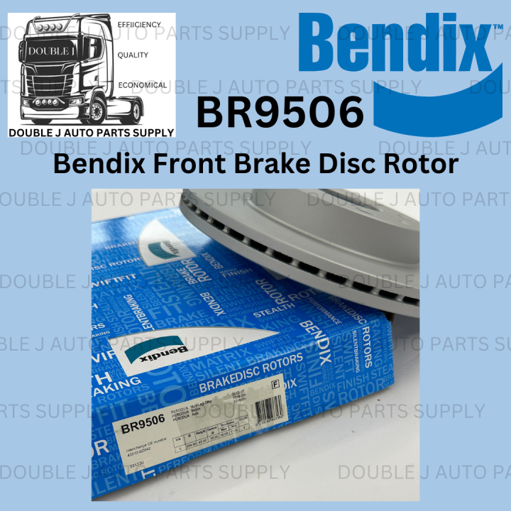 Genuine BENDIX brake disc rotor BR9506 MYVI Lagi Best, Perodua Bezza ...