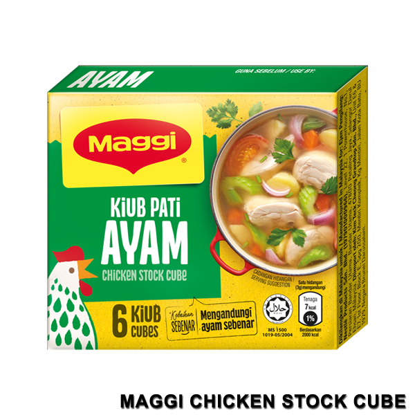 MAGGI Chicken Stock Cube 60g | Chicken Instant Soup | Lazada