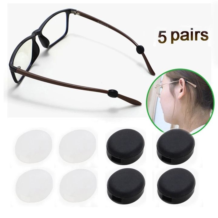 10pcs New Circle Glasses Ear Hook Soft Silicone Anti Slip Ear Hook ...