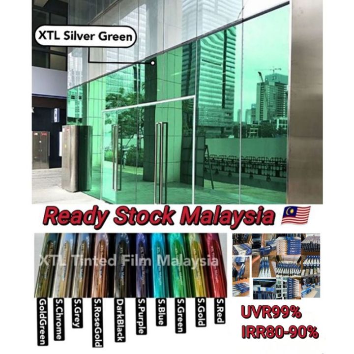 Tinted Silver Green/Tinted Rumah/Tinted Hijau Tingkap Rumah/Tinted ...