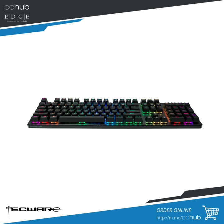 Tecware Phantom + RGB, mkb mech keyboard, wraith red linear switch, pn: TWKB-P104PZT-WRD | Lazada PH