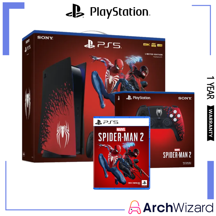 PlayStation 5 Disc Marvel's Spider-Man 2 Limited Edition Bundle - Marvel Spiderman 2 Edition ...