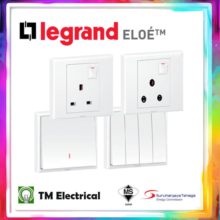 LEGRAND Eloe Series Switch & Socket Outlet / Suis Soket | Lazada
