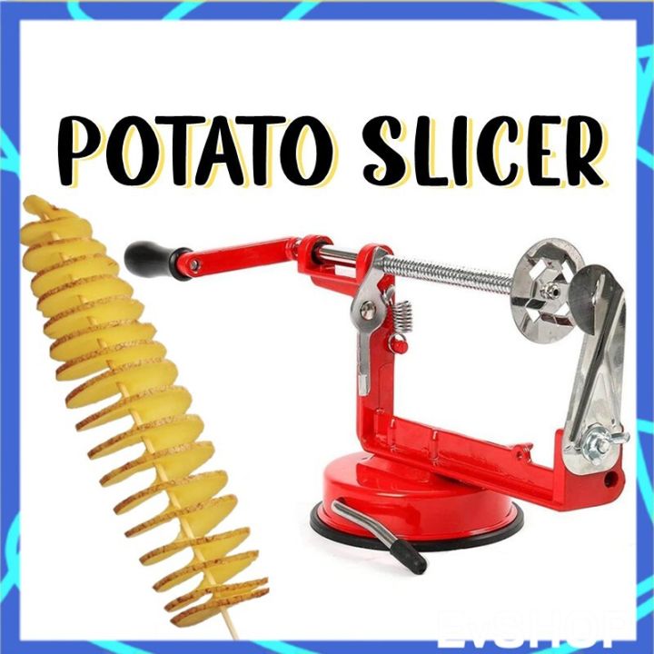 Manual Spiral Potato Slicer Stainless Steel Potato Spring Twisted ...