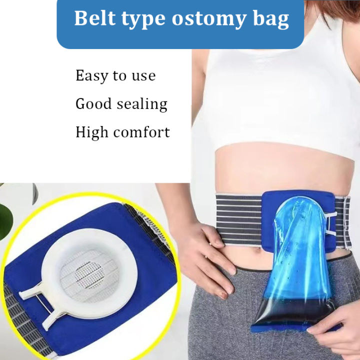 Colostomy bag Fixed belt Drainable urethrostomy bag Post-ostomy ...