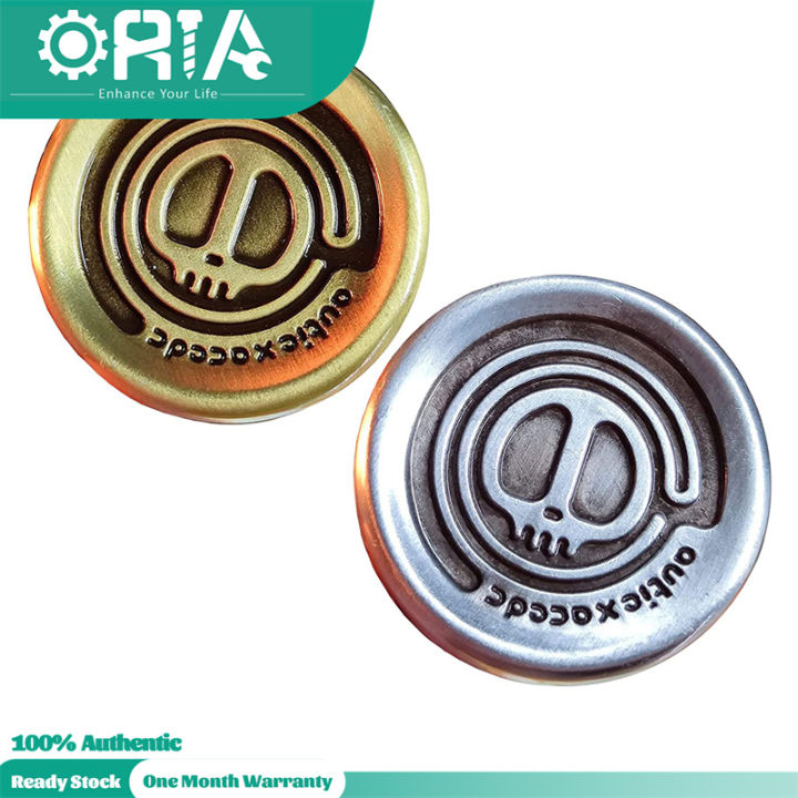 ORIA Metal Slider toys, Skull Magnetic Push Metal Slider, Haptic Coin ...