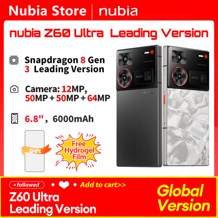 Global Version Nubia Z60 Ultra Leading Version NX721J 8+256GB/12+256GB/16+512GB/16+1TB【One Year ...