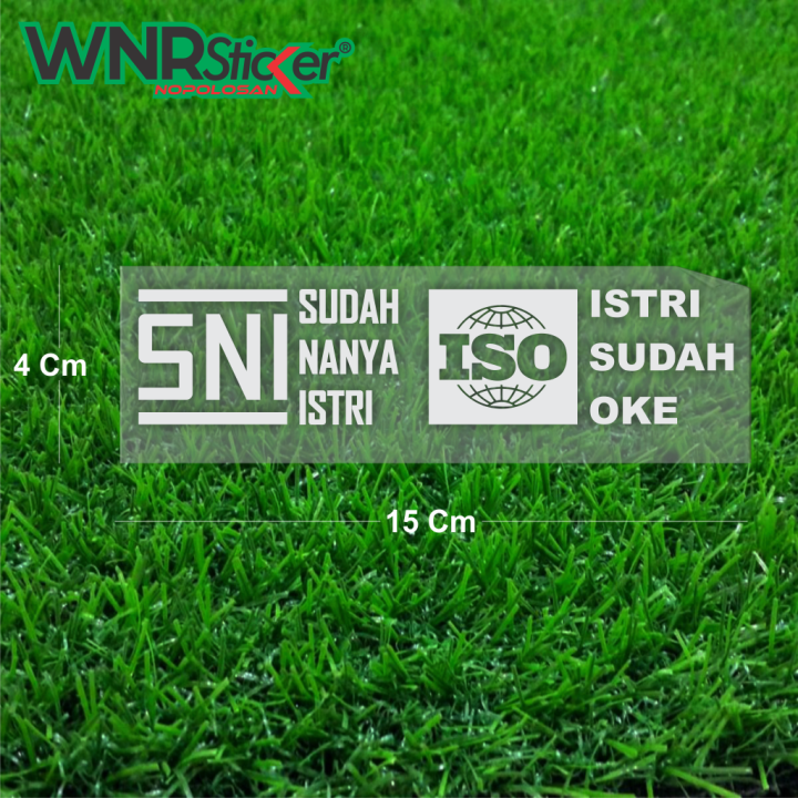 Sticker cutting SNI ISO sepaket | Lazada Indonesia