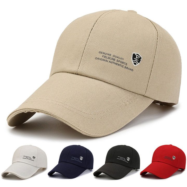Extended Brim Cap Sun Hat Sports Baseball Cap Unisex Fashion Cap For ...