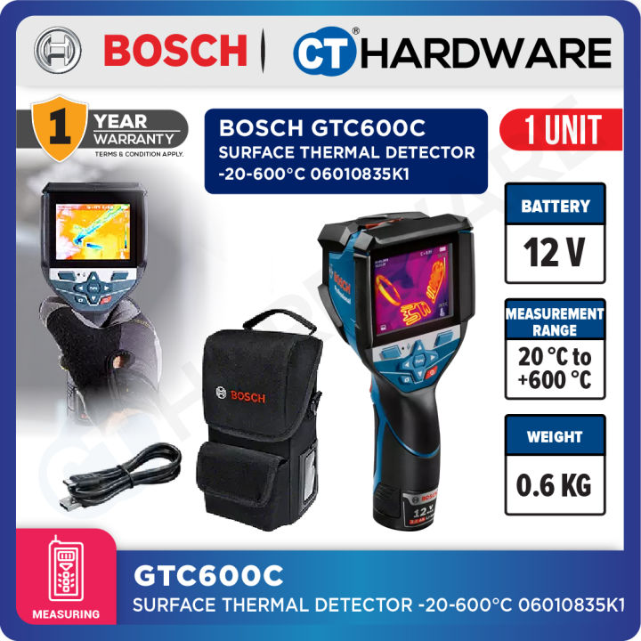 Bosch GTC600C Surface Thermal Detector -20-600°C | Thermal Measuring ...