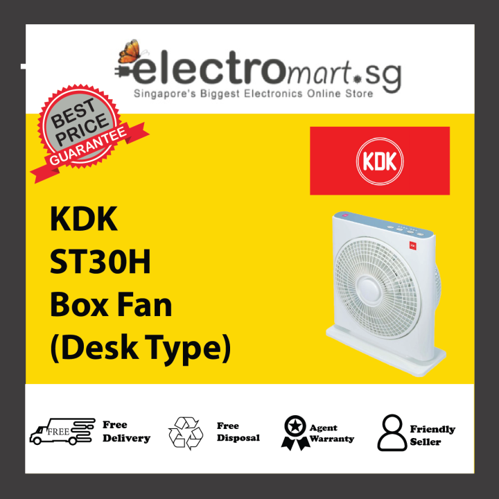 KDK ST30H Box Fan (Desk Type) | Lazada Singapore