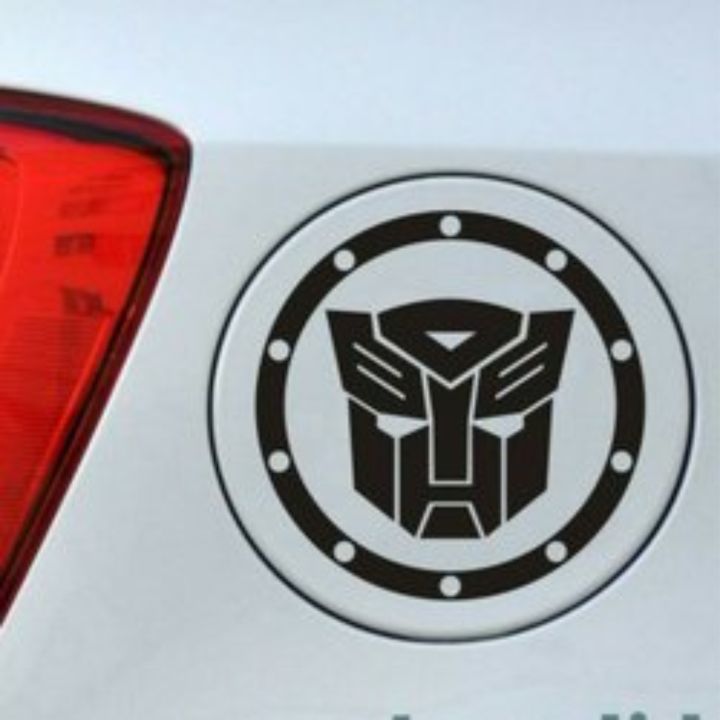 CUTTING STICKER TUTUP TANGKI MOBIL TRANSFORMERS LOGO STIKER KEREN ...