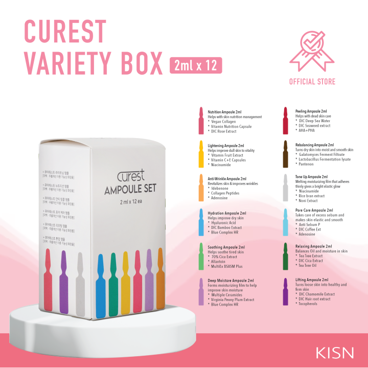 Curest Ampoule Set Variety Box | Lazada PH Curest Ampoule Set Variety Box | Lazada PH