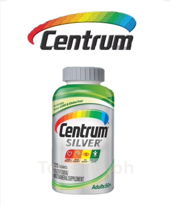Centrum Silver Multivitamin Tablet Bottle of 325 Tablets | Lazada PH