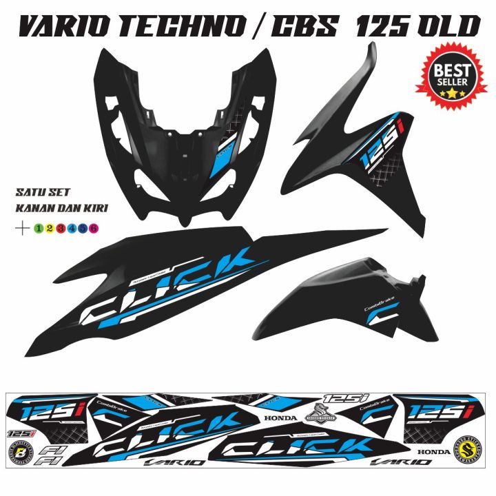 STRIPING STIKER VARIASI CLICK VARIO / STIKER VARIO 125 FI OLD CBS ...