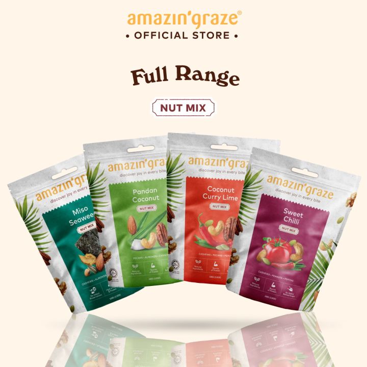 [Bundle of 2] Amazin' Graze Nut Mix (2 x 100g) | Lazada Singapore